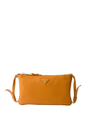 Prada Leather Shoulder Bag - Orange