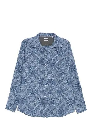 Brunello Cucinelli Paisley-print Shirt - Blue