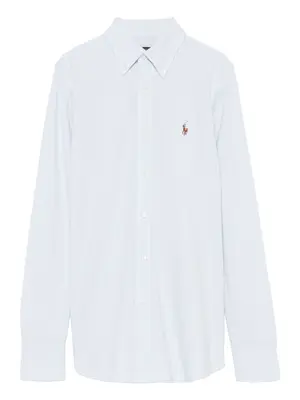 Polo Ralph Lauren Piqué-weave Shirt - Blue