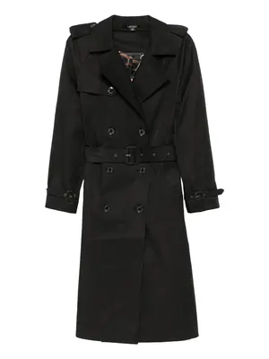 Ralph Lauren Double-breasted Trench Coat - Black
