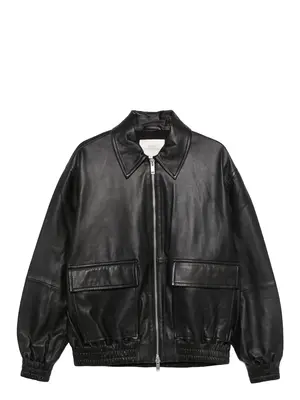Studio Nicholson Leather Jacket - Black