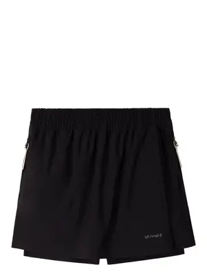 Sunnei Elastic Mini Skort - Black