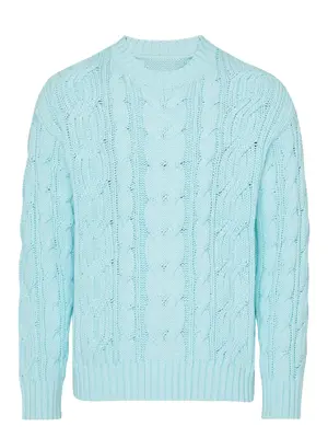 Vilebrequin Cable-Knit Sweater Blue