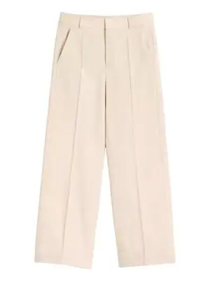 Valentino Garavani Gabardine Wool Trousers - Neutrals