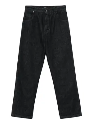 Fendi Straight-leg Jeans - Black