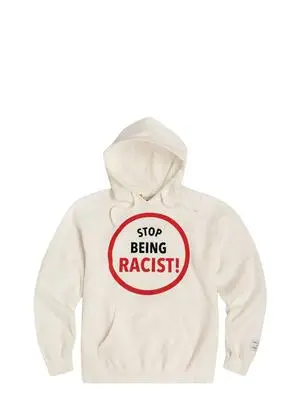 GALLERY DEPT. Stop Being Racist Hoodie - White