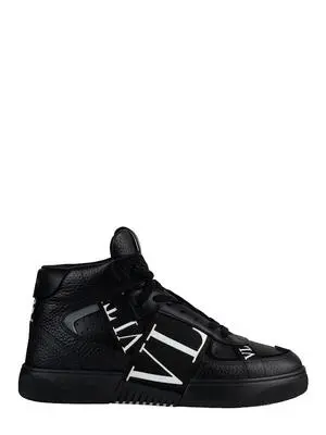 Valentino Garavani VL7N Mid-Top Sneakers Black/white