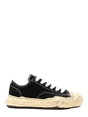Mihara Yasuhiro Hank OG Solein Dyed Sneakers Black/white