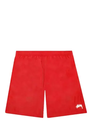 StÜssy Stock Water Short - Bright Red