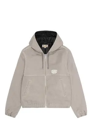 StÜssy Contrast Stitch Work Jacket - Grey