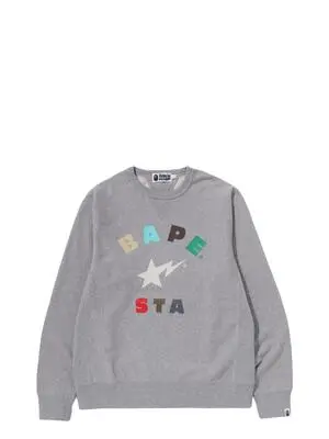 A BATHING APE Sta Crewneck Sweatshirt - Grey