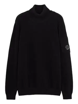 C.P. COMPANY Turtleneck Knitwear - Black