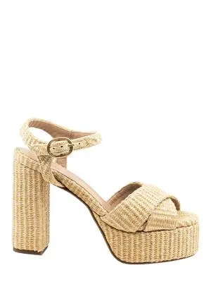 ANDREA GOMEZ Bella Sandal - Natural Raffia