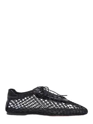 ANDREA GOMEZ Antonia Mesh Flat - Black