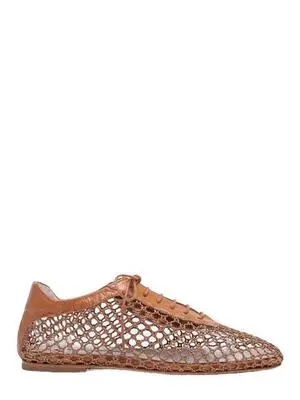 ANDREA GOMEZ Antonia Mesh Flat - Camel