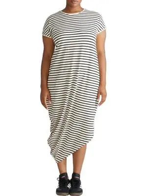 Universal Standard Universal Standard Geneva Dress Brazilian Sand/black Stripe