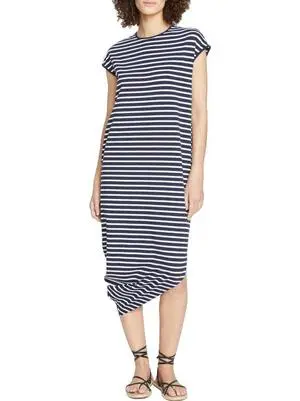 Universal Standard Universal Standard Geneva Dress Midnight/white Stripe