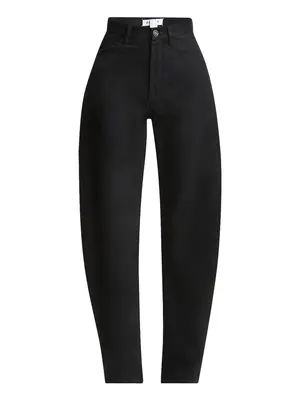Alaïa Rounded Leg Denim Pants - Noir Alaia