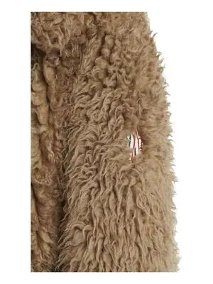 Moncler Malenco Faux Fur Jacket - Tan