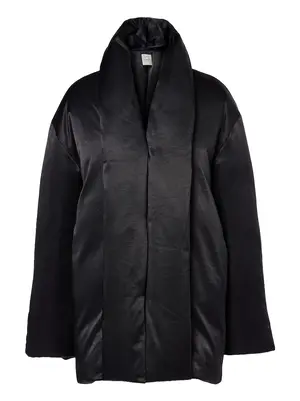 TOTEME Satin Down Jacket - Black