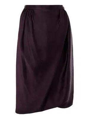 VIVIENNE WESTWOOD Drunken Striped Draped Midi Skirt - Blue
