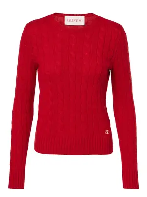 Valentino Garavani Cashmere Sweater - Red
