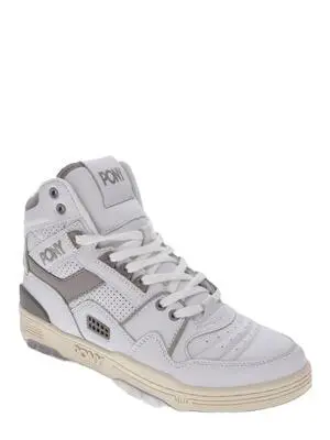 PONY M100 High-top Sneakers - White/silver Sconce