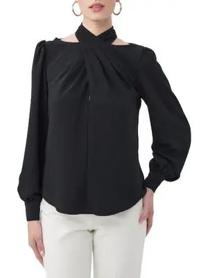 Trina Turk Kanai Blouse - Black