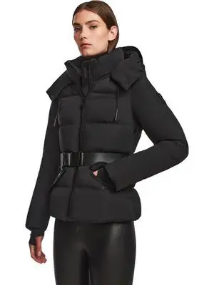 Rudsak Adeline Short Matte Down Puffer - Black
