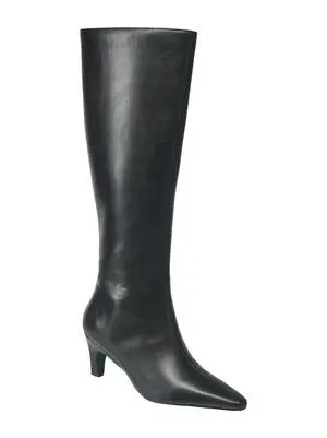 French Connection Becky Kitten Heel Boot - Black
