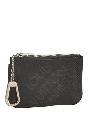 LOUIS VUITTON Damier Geant Pochette Clefs - Black