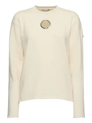 Moncler Moncler X Willow Smith Wool Sweater Gamma White To