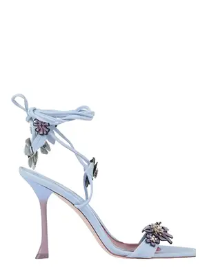 ROGER VIVIER Sky Leather Sandals - Blue