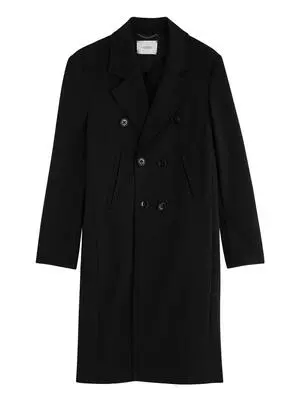 Dorothee Schumacher Double-breasted Jersey Coat - Black