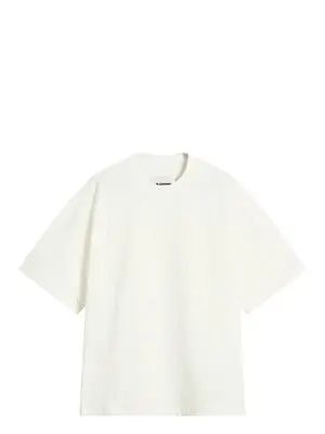 JIL SANDER Stiff Lightweight T-shirt - Porcelain