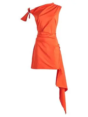 Sir The Label Dahlia Mini Dress - Tangerine