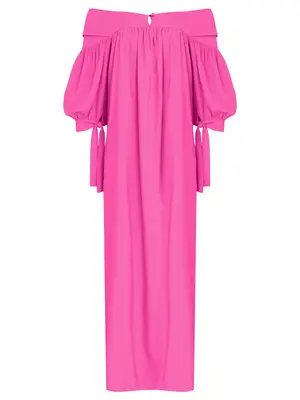 AMIR SLAMA Amir Slama Off-Shoulder Maxi Dress