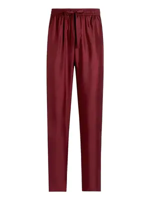 Dolce & Gabbana Logo-embroidered Trousers - Red