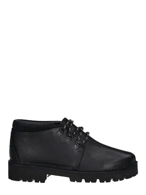 Clarks Trek Hike Derby Shoes - Black