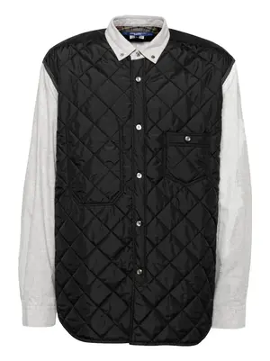 Junya Watanabe Quilted Shirt - Black
