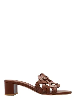 GIANVITO ROSSI 55mm Amalfi Sandals - Brown
