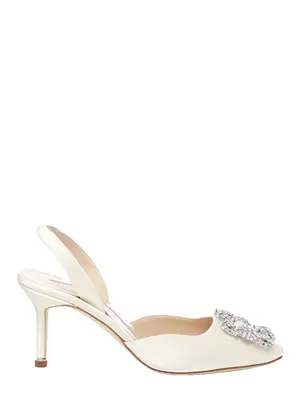 MANOLO BLAHNIK Manolo Blahnik 70mm Hangisli Slingback Pumps