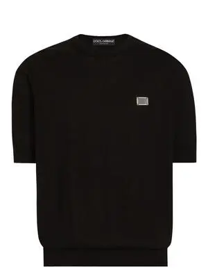 Dolce & Gabbana Logo-plaque T-shirt - Black