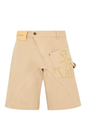 JW Anderson Twisted Shorts - Neutrals