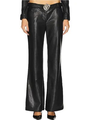 LOBA Sagrada Low Rise Pants - Black
