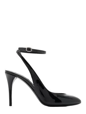 Alaïa Patent Leather Slingback Pumps - Black