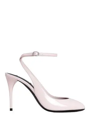 Alaïa Patent Leather Slingback Pumps - Pink