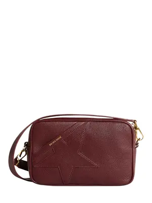 GOLDEN GOOSE Large Star Cross Body Bag - Red