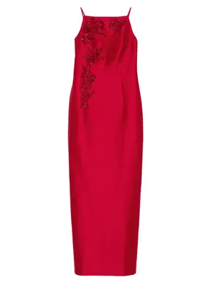 Sachin & Babi Embellished Pryce Gown - Red