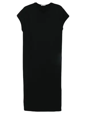Khaite Verda Midi Dress - Black
